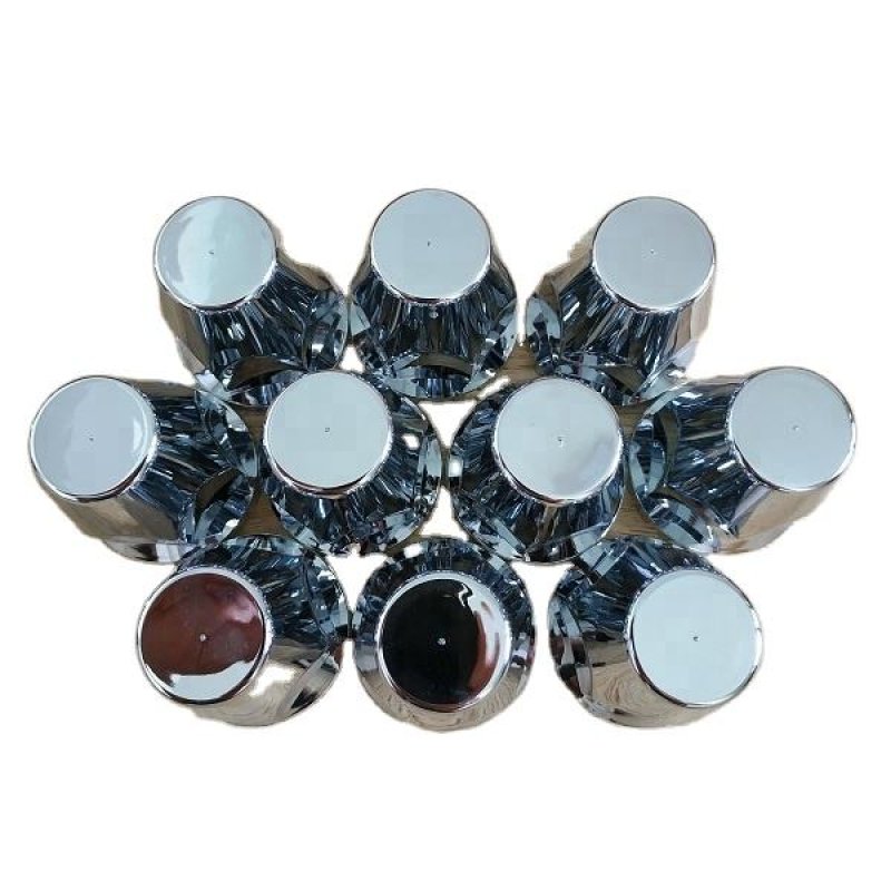 ABS Chrome Rear Wheel Axle Covers with Dome Hubcaps 22.5'' PCD 285.75mm ...